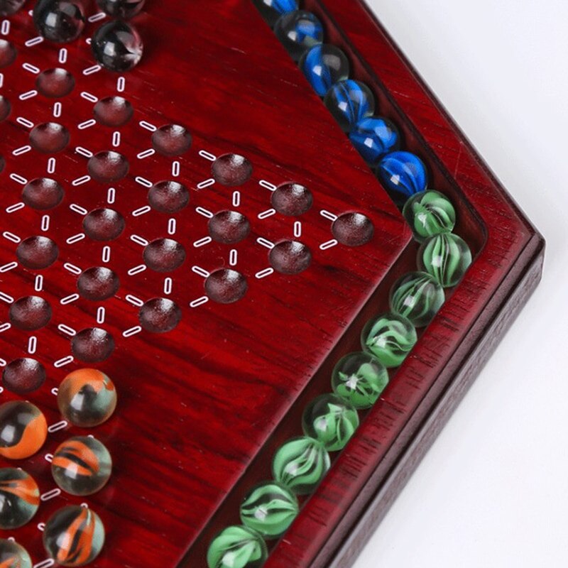 Family Game Hexagonal Checkers Drawer Type Checker... – Grandado