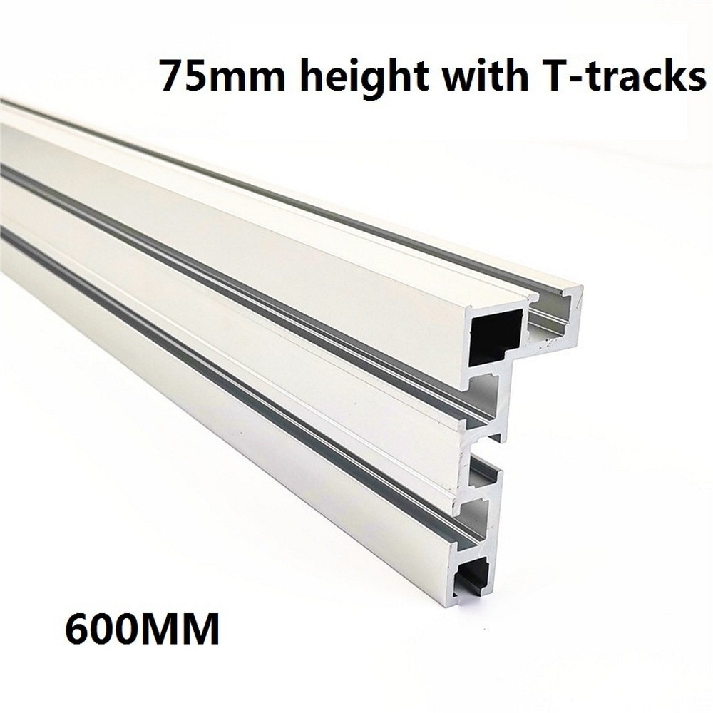 T-Tracks 600Mm/800Mm 75 Type Aluminium Houtbewerki... – Grandado