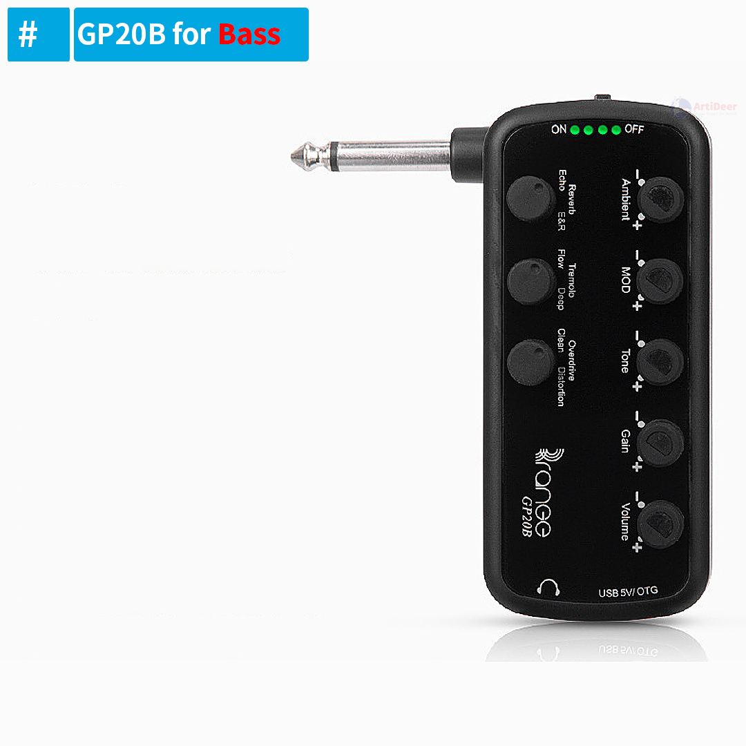 Electric Guitar Pedals Headphone Amp Mini Multi-Ef... – Grandado