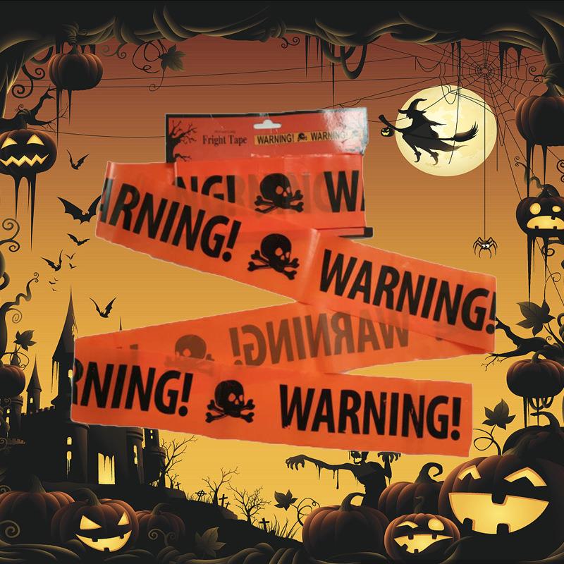 600*8cm Halloween Decoration Warning Tape Sign Hal... – Vicedeal