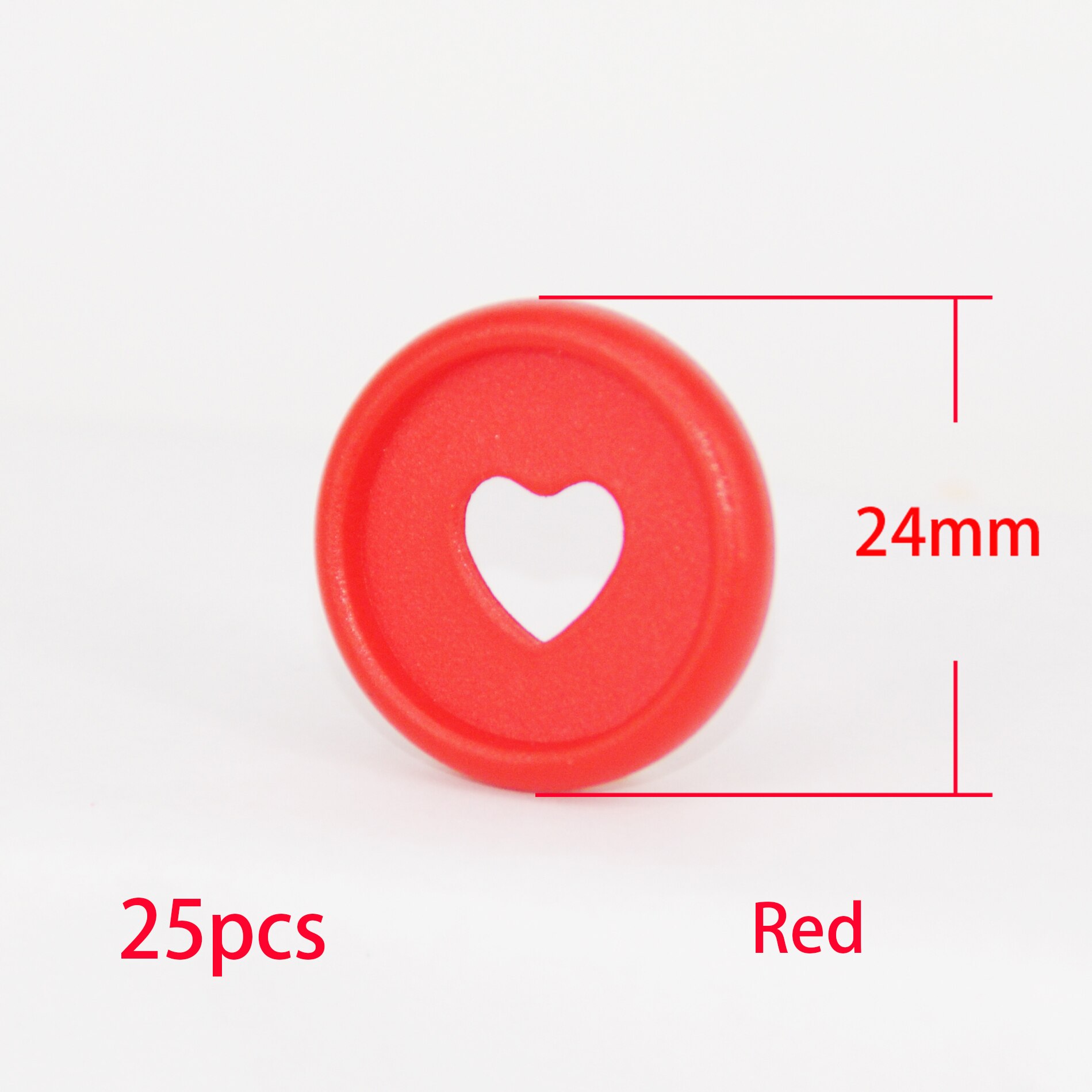 25Pcs 24Mm Paddestoel Gat Bindmiddel Ringen Plasti... – Grandado