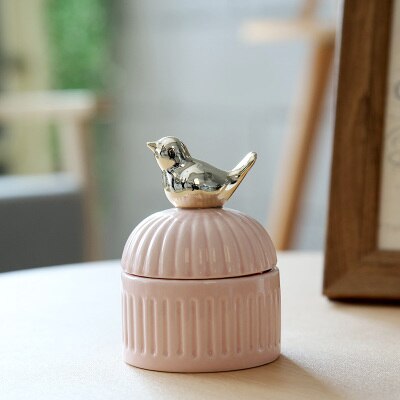Romantic Wedding Bird Ceramic Candy Box Nordic Sty... – Vicedeal