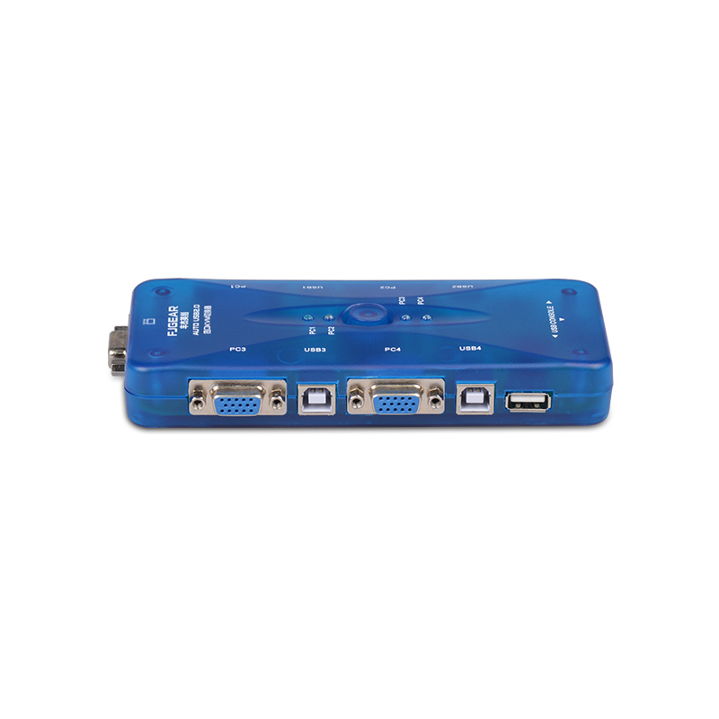 4 Port USB KVM Auto Switch selector 4 in 1 out vga... – Grandado