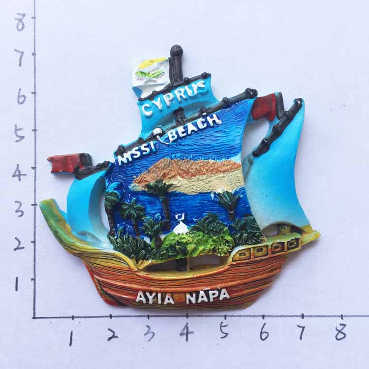 3d Resin Cyprus Fridge Magnet Tourism Souvenir Mag... – Grandado