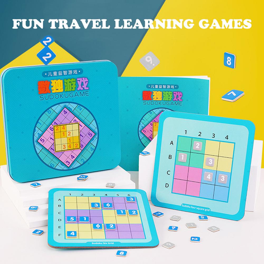 Wooden Sudoku Puzzle Game Toy Brain Teaser Toy Dig... – Grandado