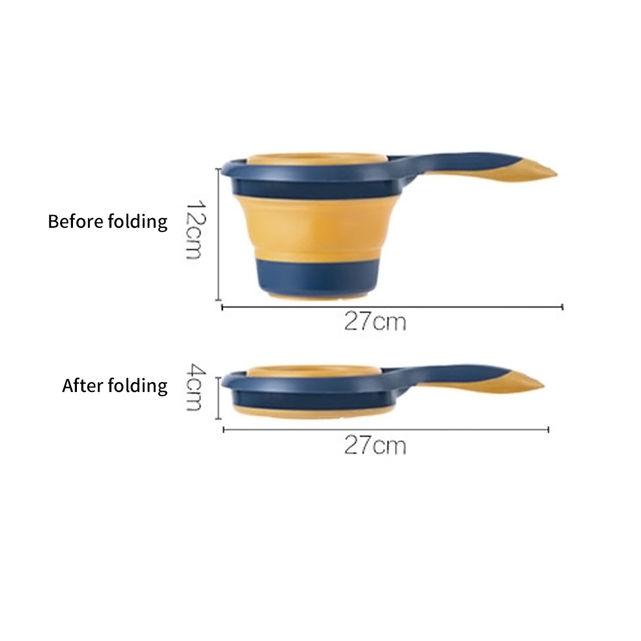 Long Handle Folding Water Spoon Kitchen Thickened ... – Vicedeal