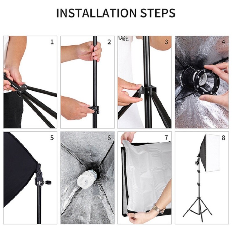 50x70cm Soft Box for photo Studio Light Equipment ... – Grandado