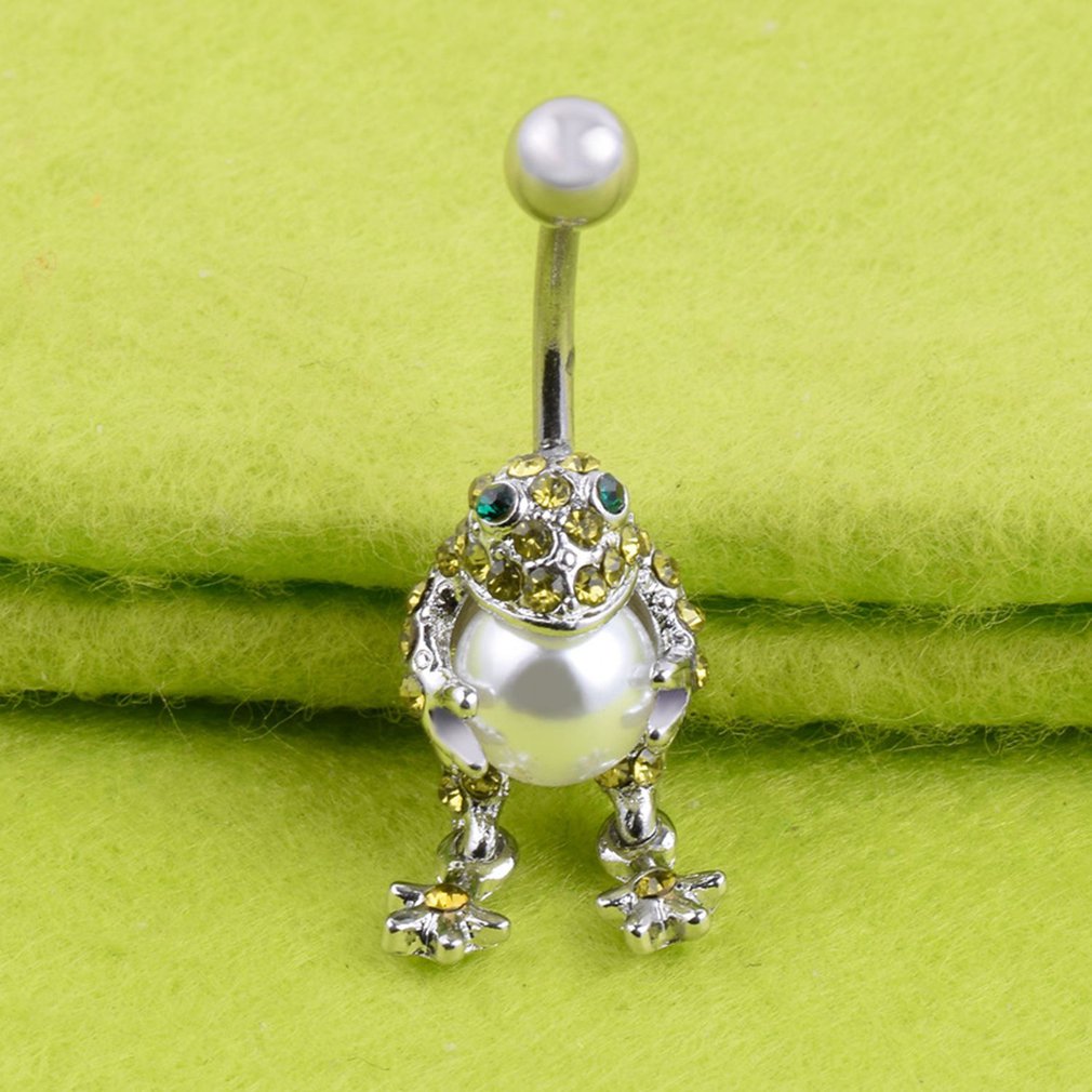Stainless Steel Animal Dangle Navel Ring Belly Pie... – Grandado