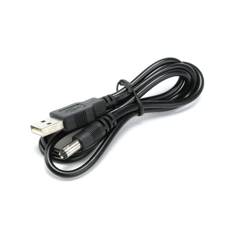 Power Cable USB 2.0 to DC 5.5mm x 2.1mm 0.8M Suppo... – Grandado