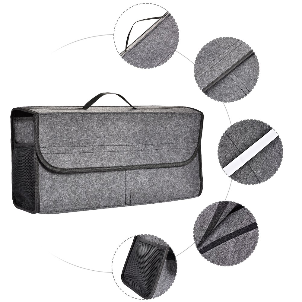 Caja de almacenamiento plegable para coche, compar... – Grandado