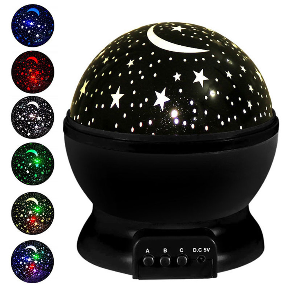 Star Moon Projector Night Light Starry Sky Project... – Grandado