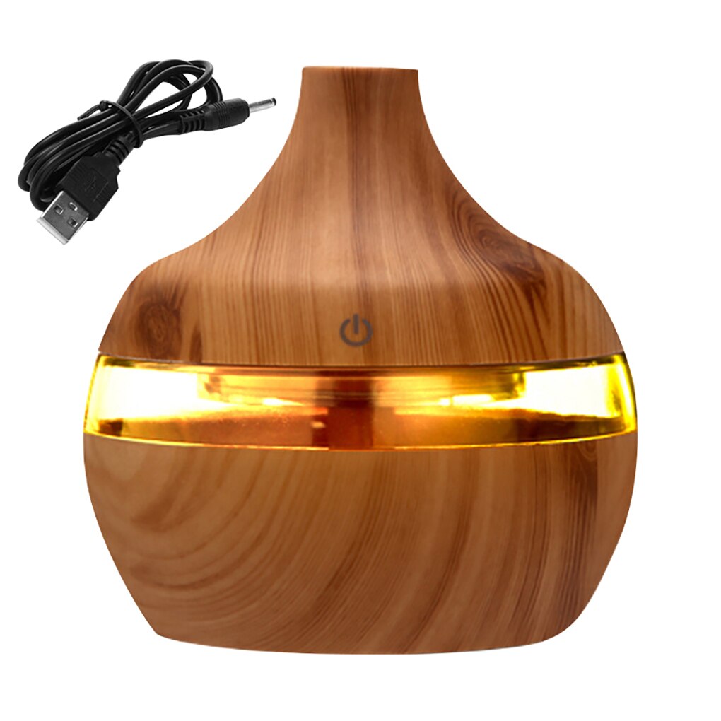 Usb Luchtbevochtiger Mist Aroma Diffuser Houtnerf ... – Grandado