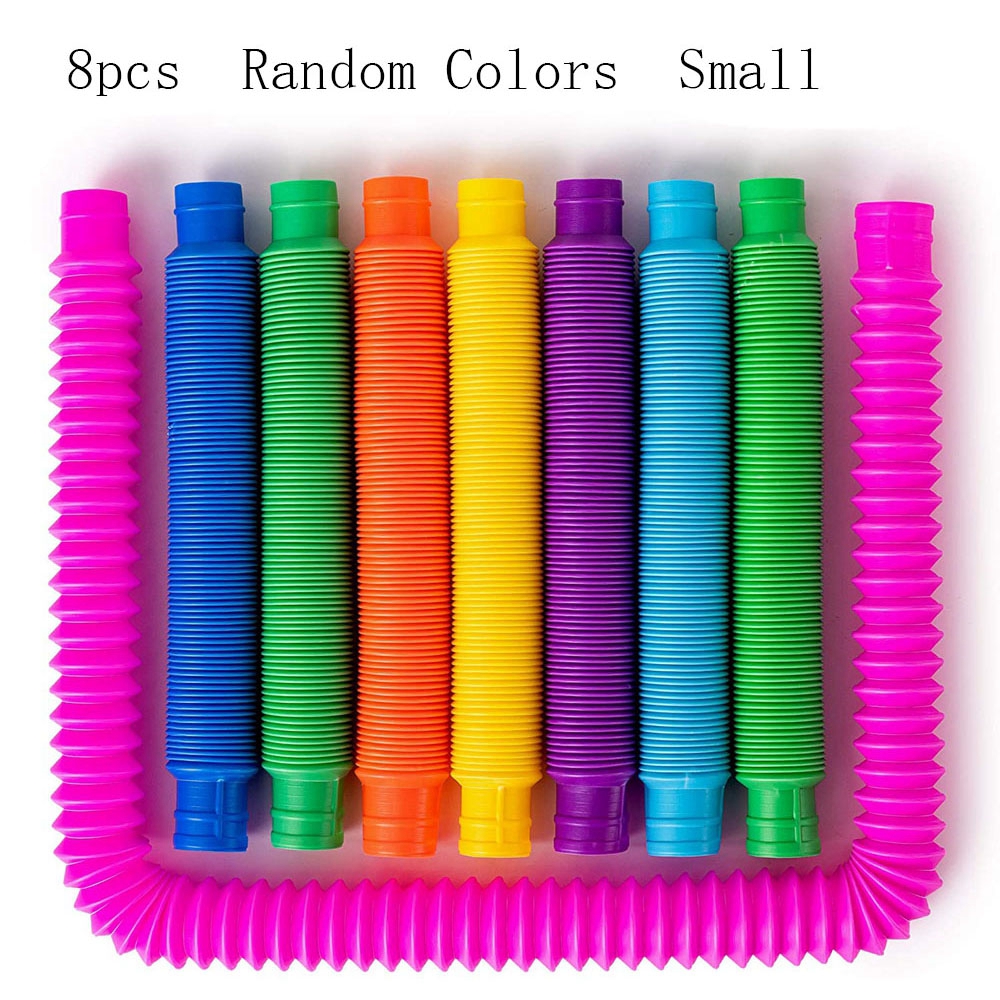8PCS Pop Tubes Fidget Toys Sensory Stretch Decompr... – Grandado