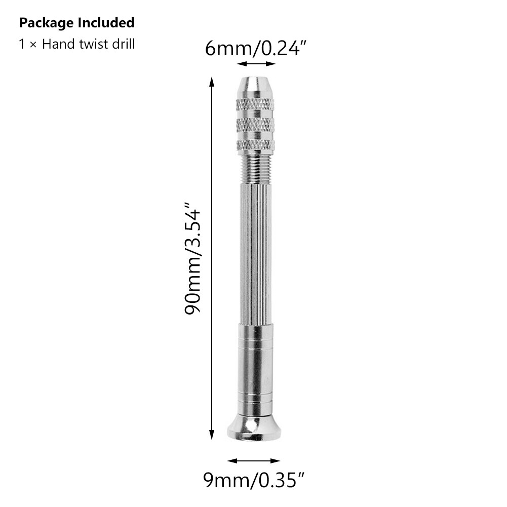 Sladdlös borrstift skruvstäd handborr med 10 delar... – Grandado