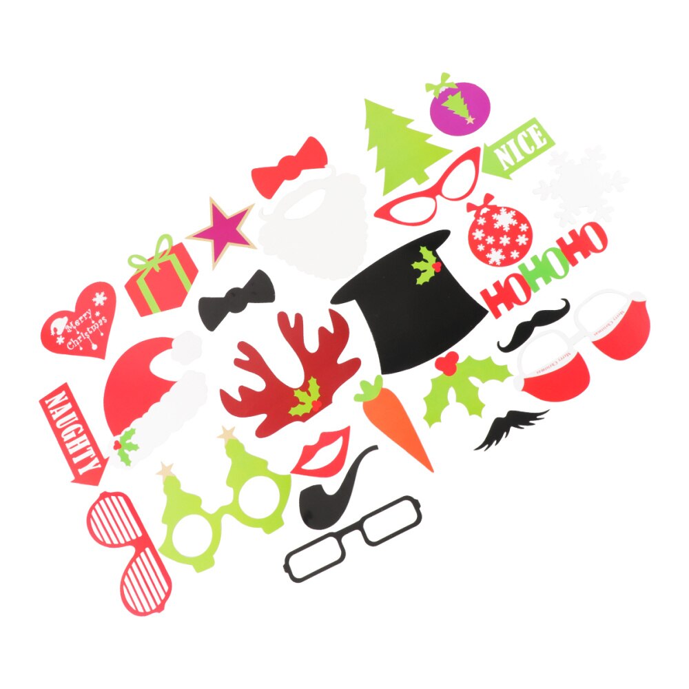 27Pcs DIY Photo Booth Props and Photo Accessories ... – Grandado