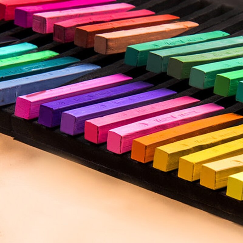 12/24/36/48 Colors Painting Crayons Soft Dry Paste... – Vicedeal