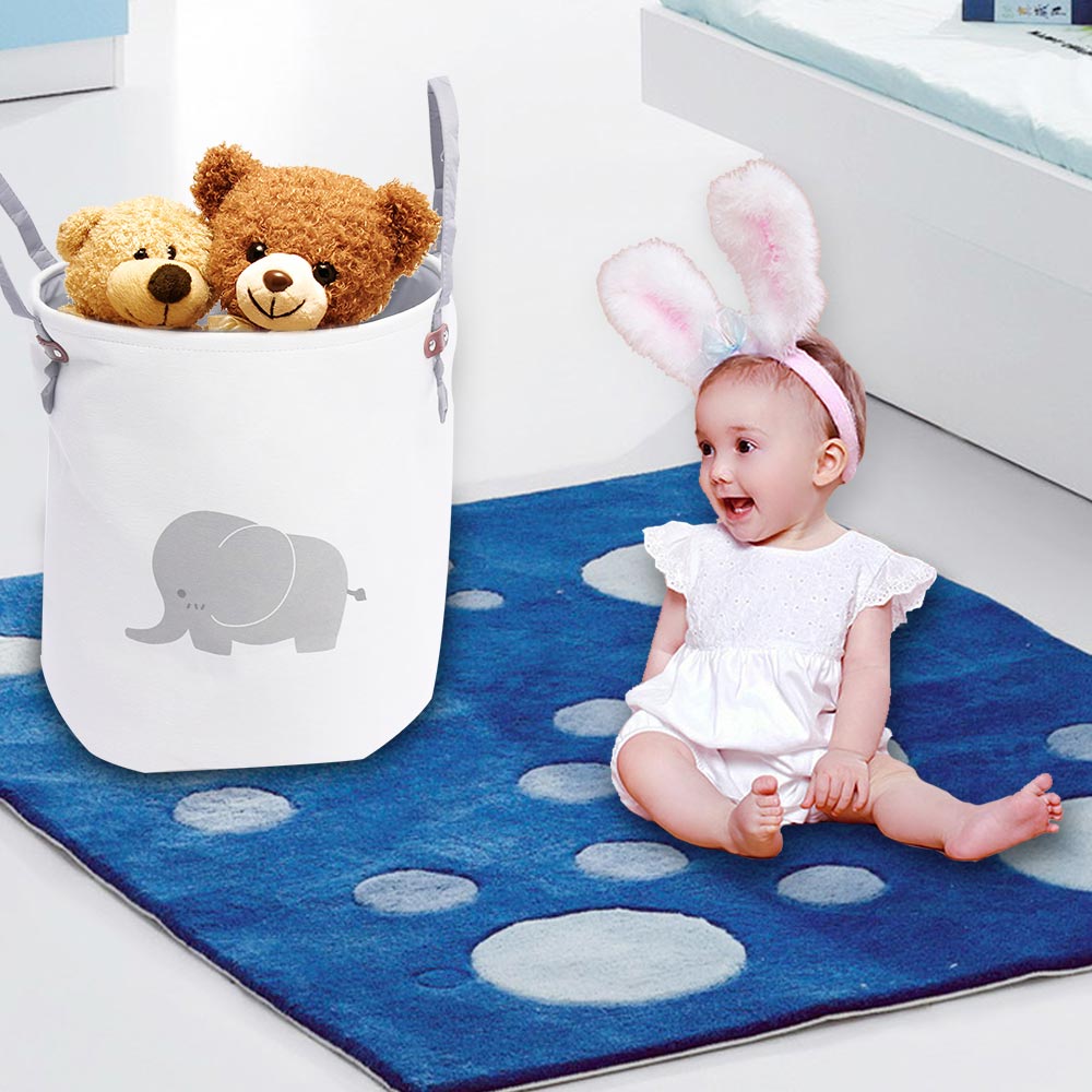 Baby Laundry Basket Cute Foldable Toy Storage Buck... – Grandado