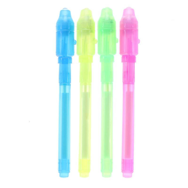 4Pcs Highlighters 2 in 1 UV Black Light Marker Pen... – Vicedeal