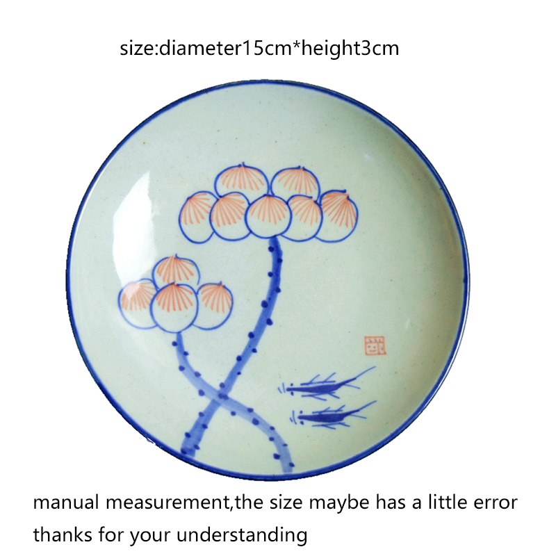 6inch Chinese Style Plate Hand Painted Ceramic Zen... – Grandado