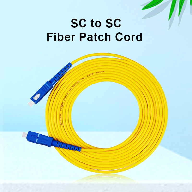 Outest Sc Naar Sc Fiber Patch Cord Jumper Kabel Sm... – Vicedeal