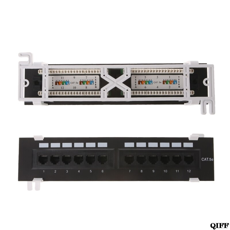 & 12 Port CAT5 CAT5E Patch Panel RJ45 Networkin... – Grandado