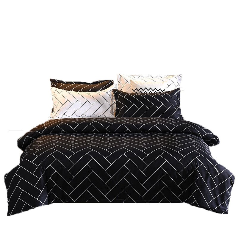 Geometric Bedding Sets Duvet Cover Pillowcase Simp... – Grandado