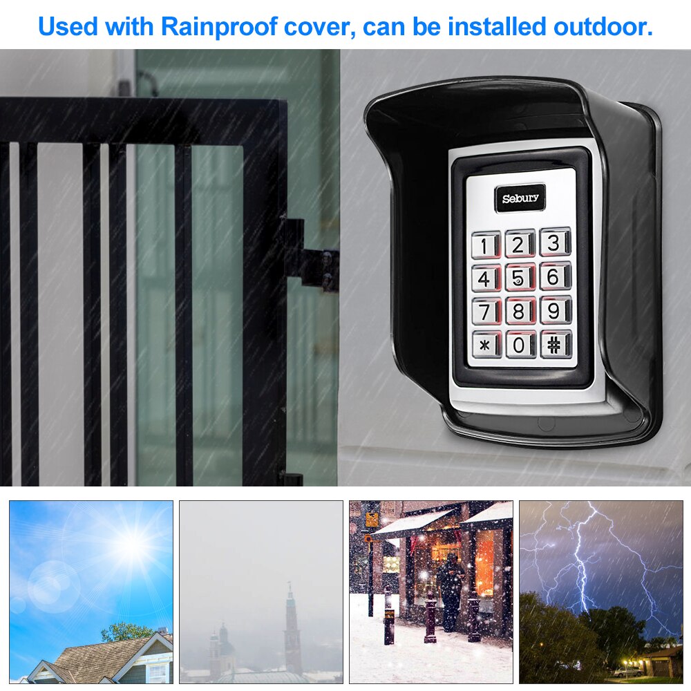 Metal RFID Access Control Keypad Waterproof Outdoo... – Vicedeal