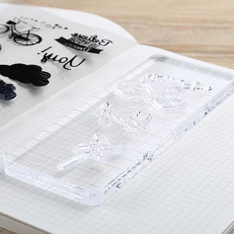 Transparent Acrylic Block for DIY Seal Stamp Stude... – Grandado
