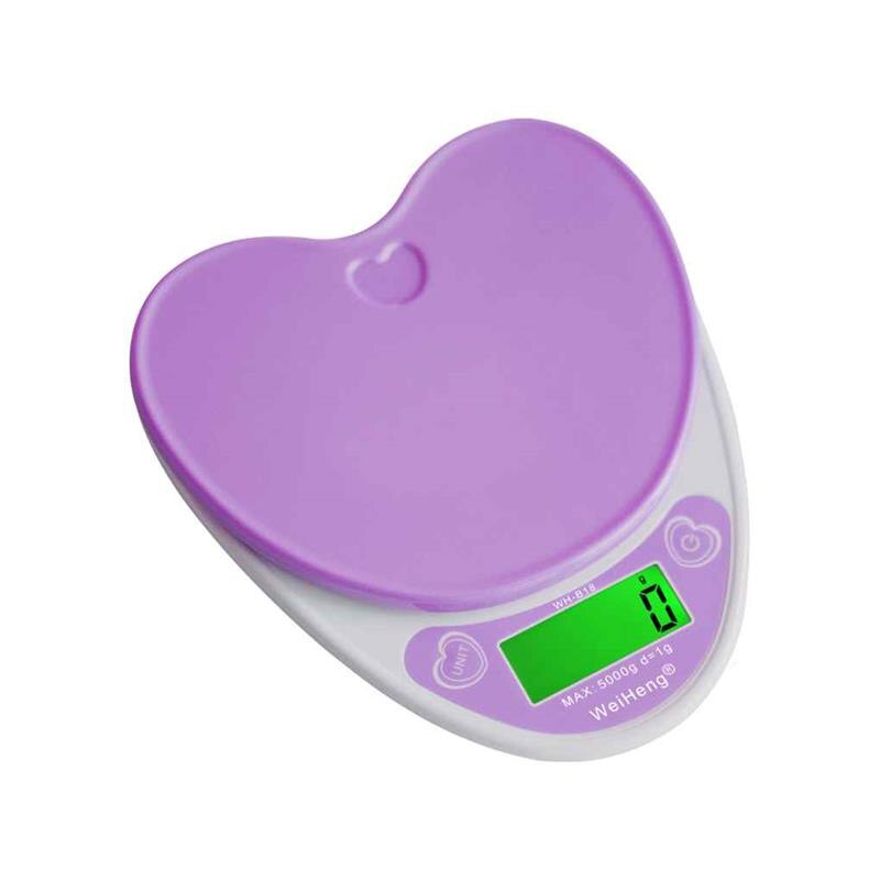 WH-B18L 5kg/1g Lovely Heart Shaped Digital Kitchen... – Vicedeal