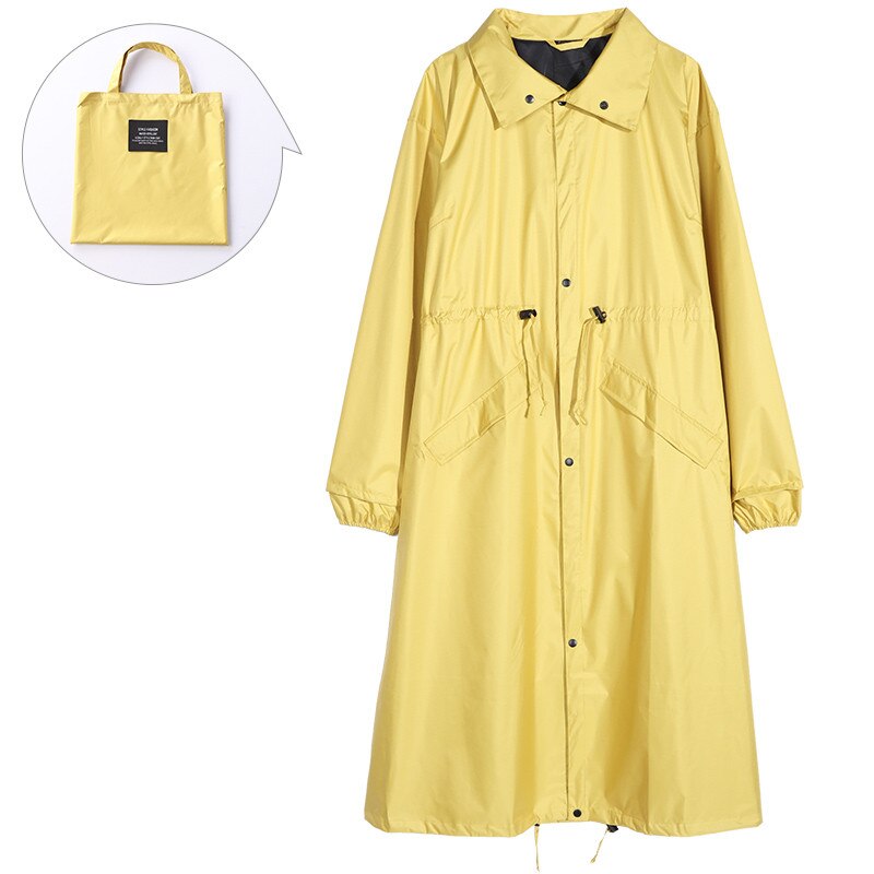 Long Raincoat Women Men Ladies Rain Coat Breathabl... – Vicedeal