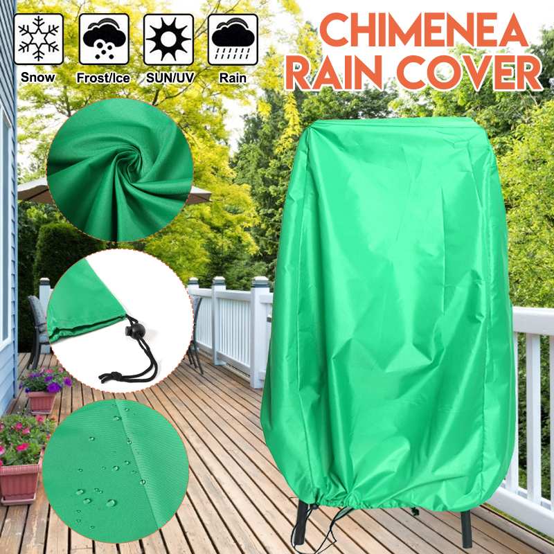Outdoor Garden Chimney Chiminea Cover Waterproof D... – Grandado