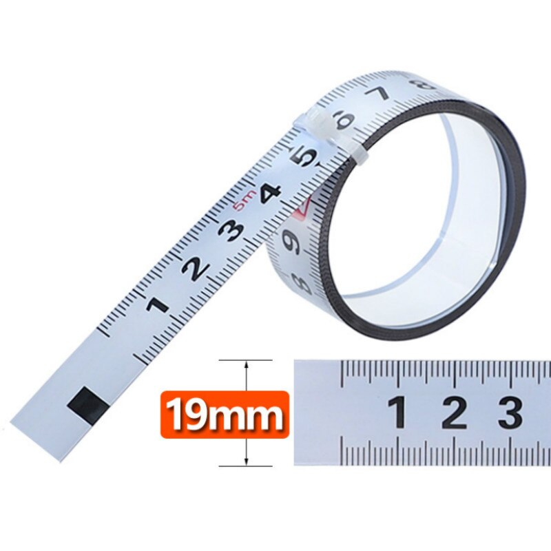 1-5M Mijter Track Meetlint 19Mm Stalen Zelfklevend... – Grandado