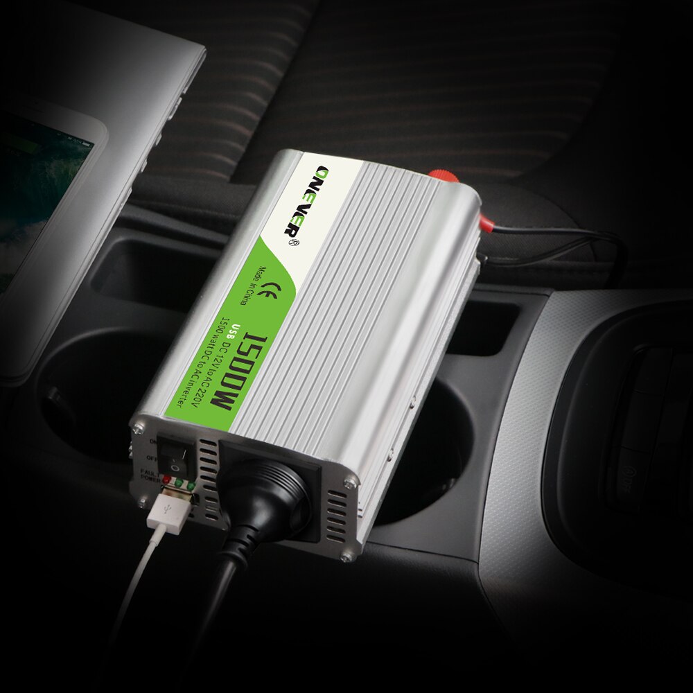 Onever Car Power Inverter Converter DC 12V to AC 2... – Grandado