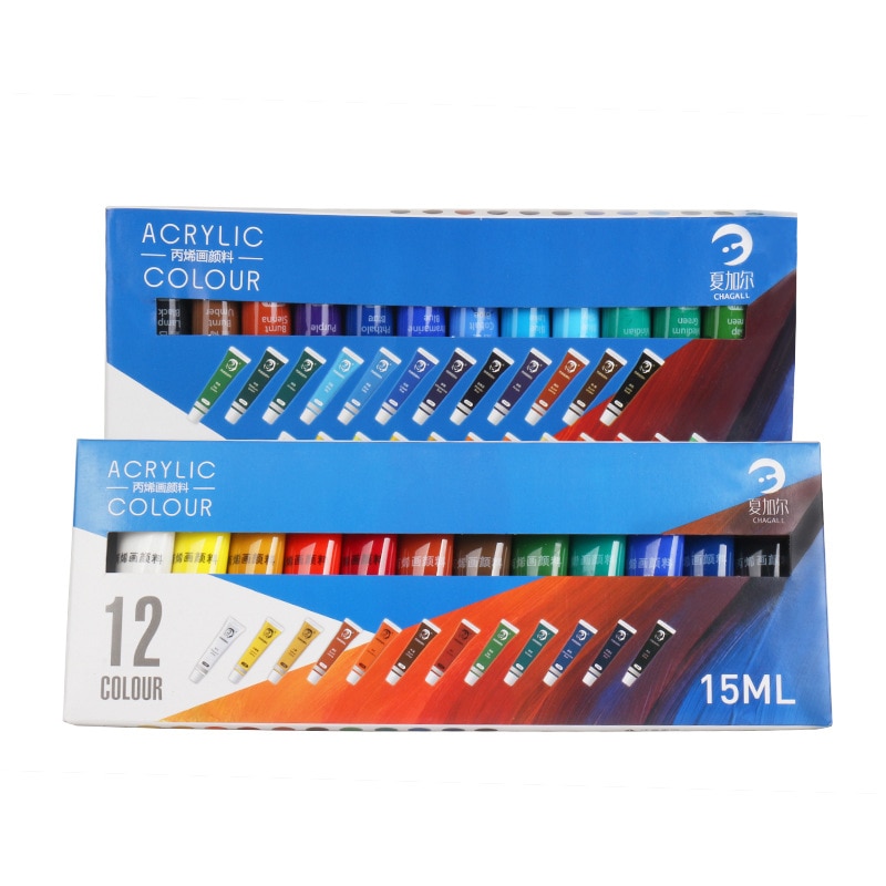 Product 12/24 Color Acrylic Paint Set Color 15ml S... – Grandado