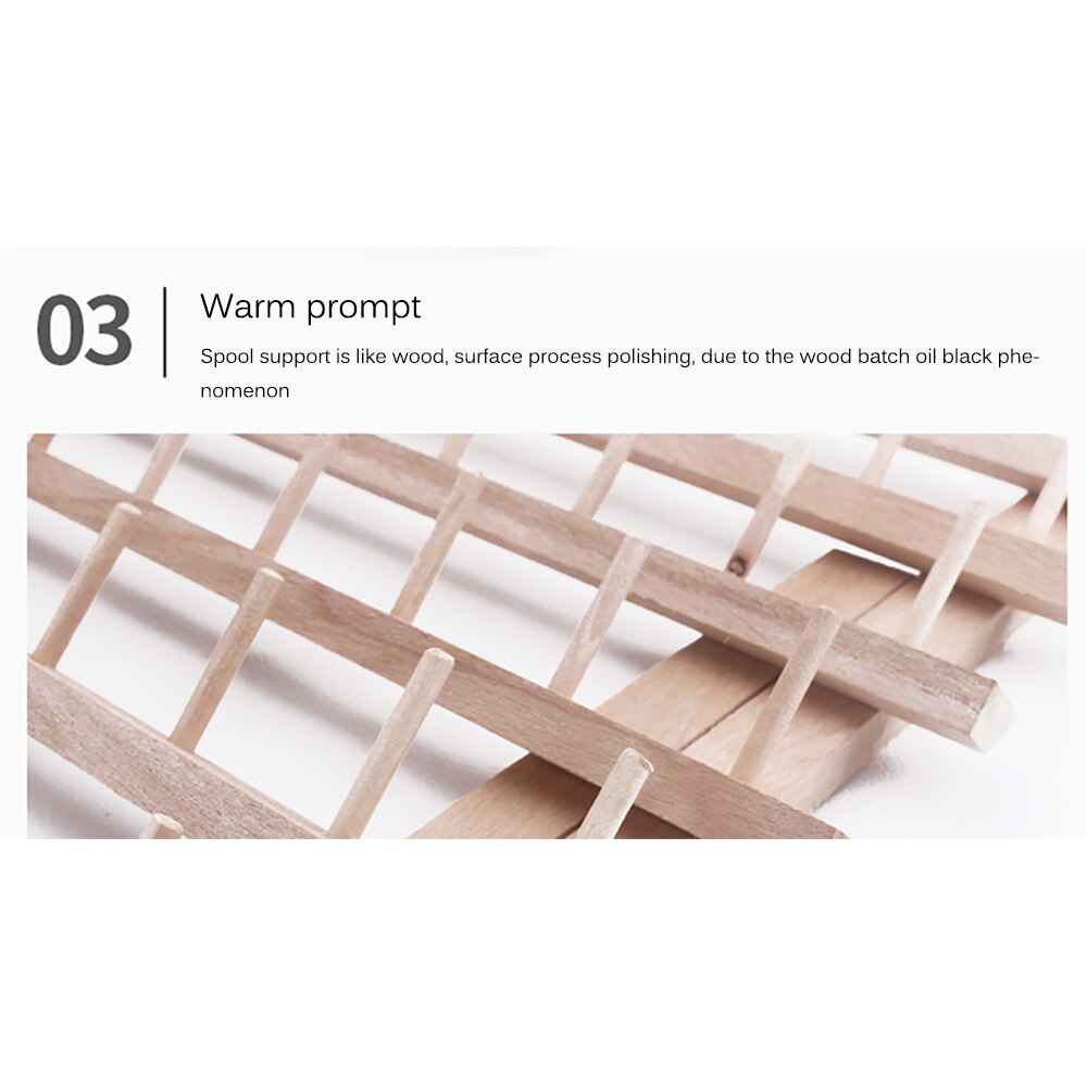 Hjem 60 spole trestativ og organisator massivt tre... – Grandado