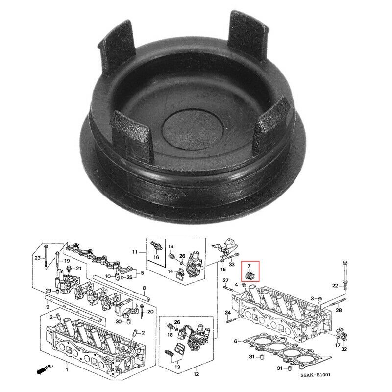 -2 st 12513-p72-003 för honda civic topplock bak /... – Grandado