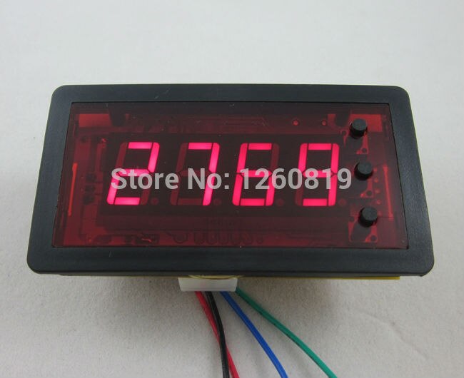 DC 12V 4 Digit Red LED Counter Meter with Relay ou... – Vicedeal