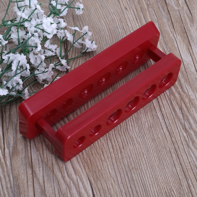 1Pctest Buis Houder 6 Gat Plastic Rek Rood Stand B... – Grandado