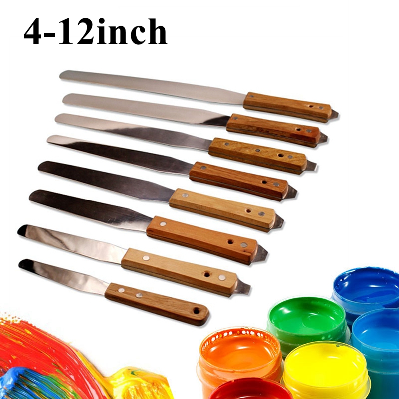 Rvs Spatel Inkten Verf Lijm Mengen Mes Draw Spatel... – Grandado