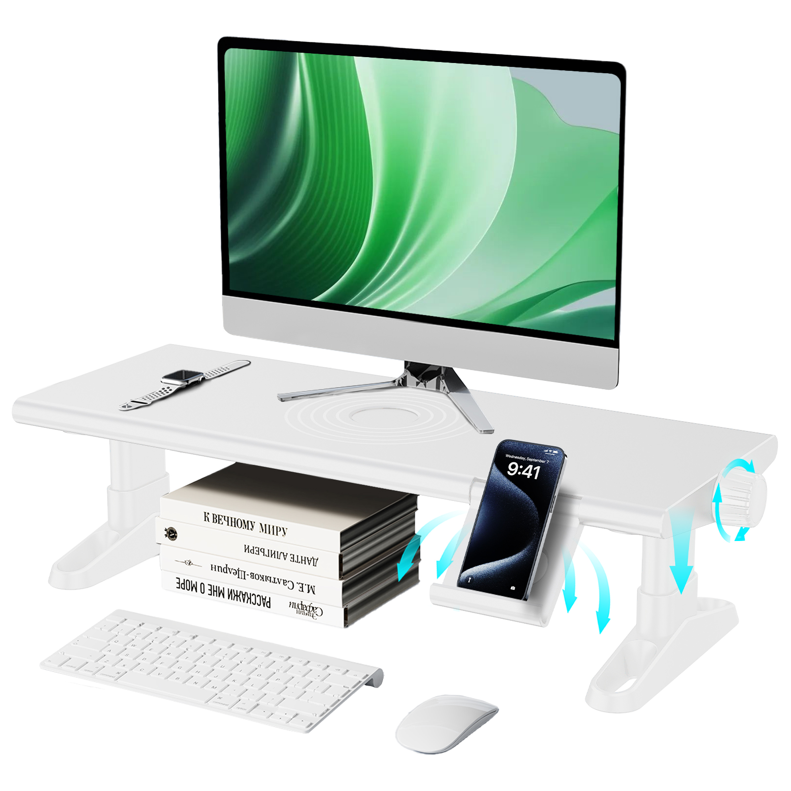 Eary Computer Monitor Stand Riser 4.5-6.3 Inches A... – Grandado