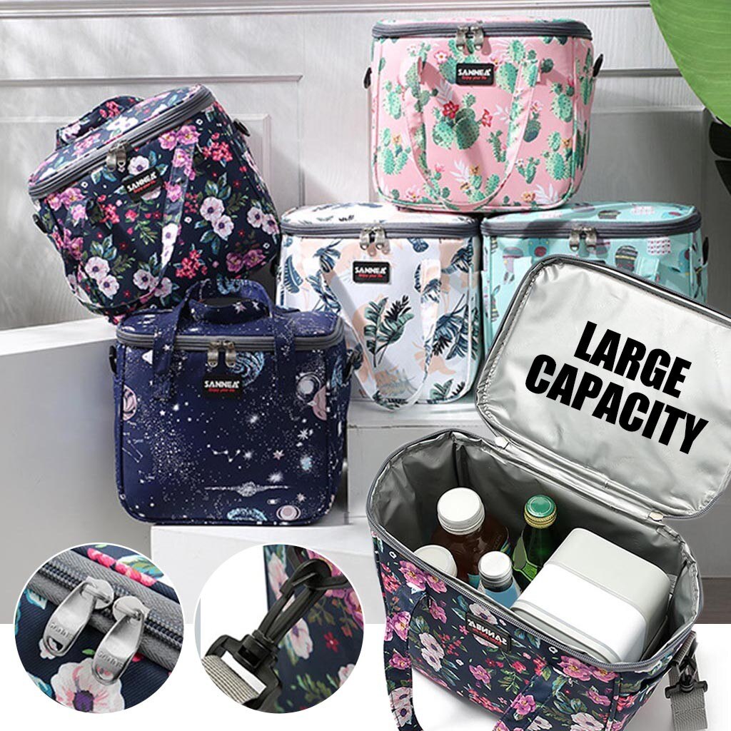 Insulated Cooler Lunch Bag Camping Picnic Box Shou... – Vicedeal