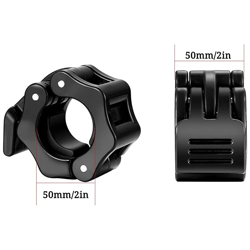 2PCS 5cm Weight Bar Clips Quick Release Barbell Co... – Grandado