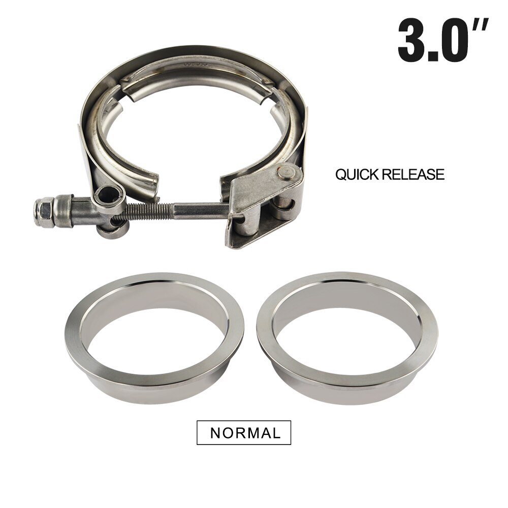 3"/3.25"/3.5"/4.0" SUS 304 Steel Stainless Exhaust... – Vicedeal