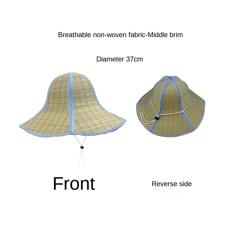 Double-sided Folding Straw Hat Strohhut Sunscreen ... – Grandado