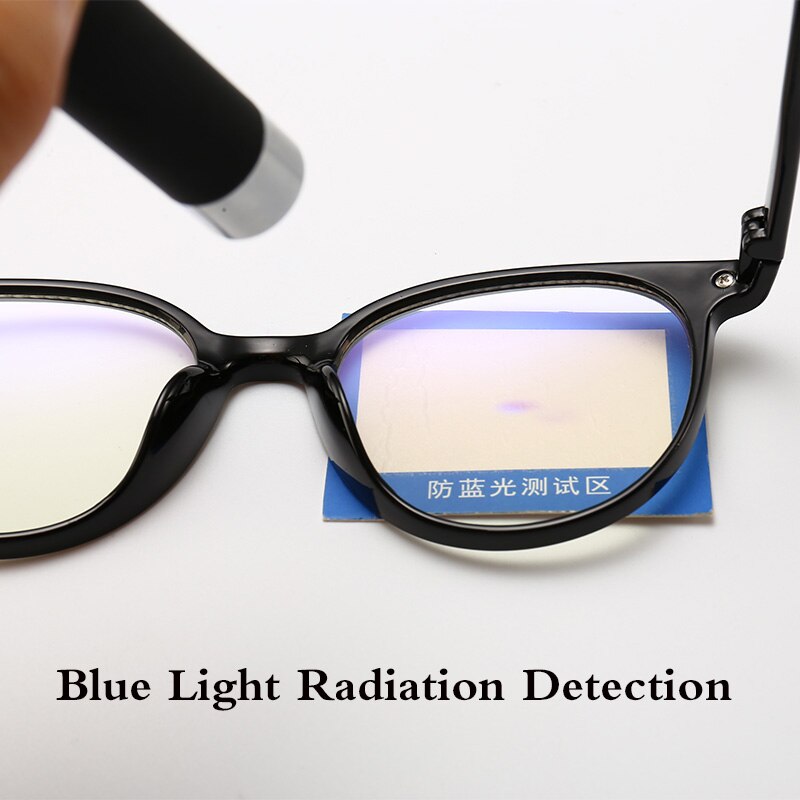 Round women's lens anti-blue glasses Men's retro p... – Grandado