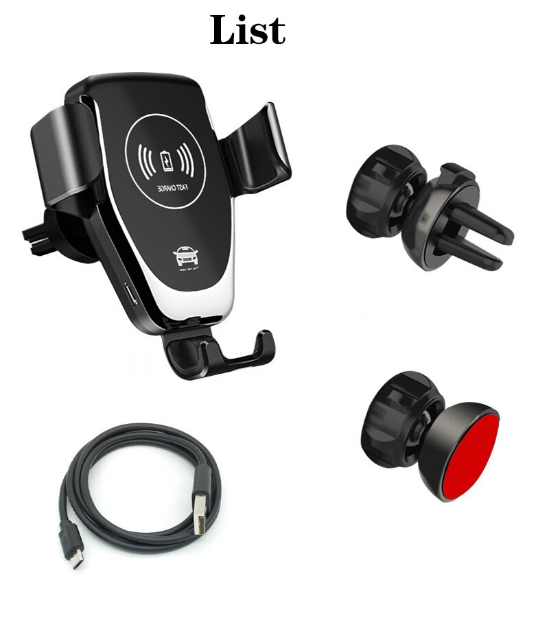 Lamjad Automatic Gravity Qi Wireless Car Charger M... – Grandado