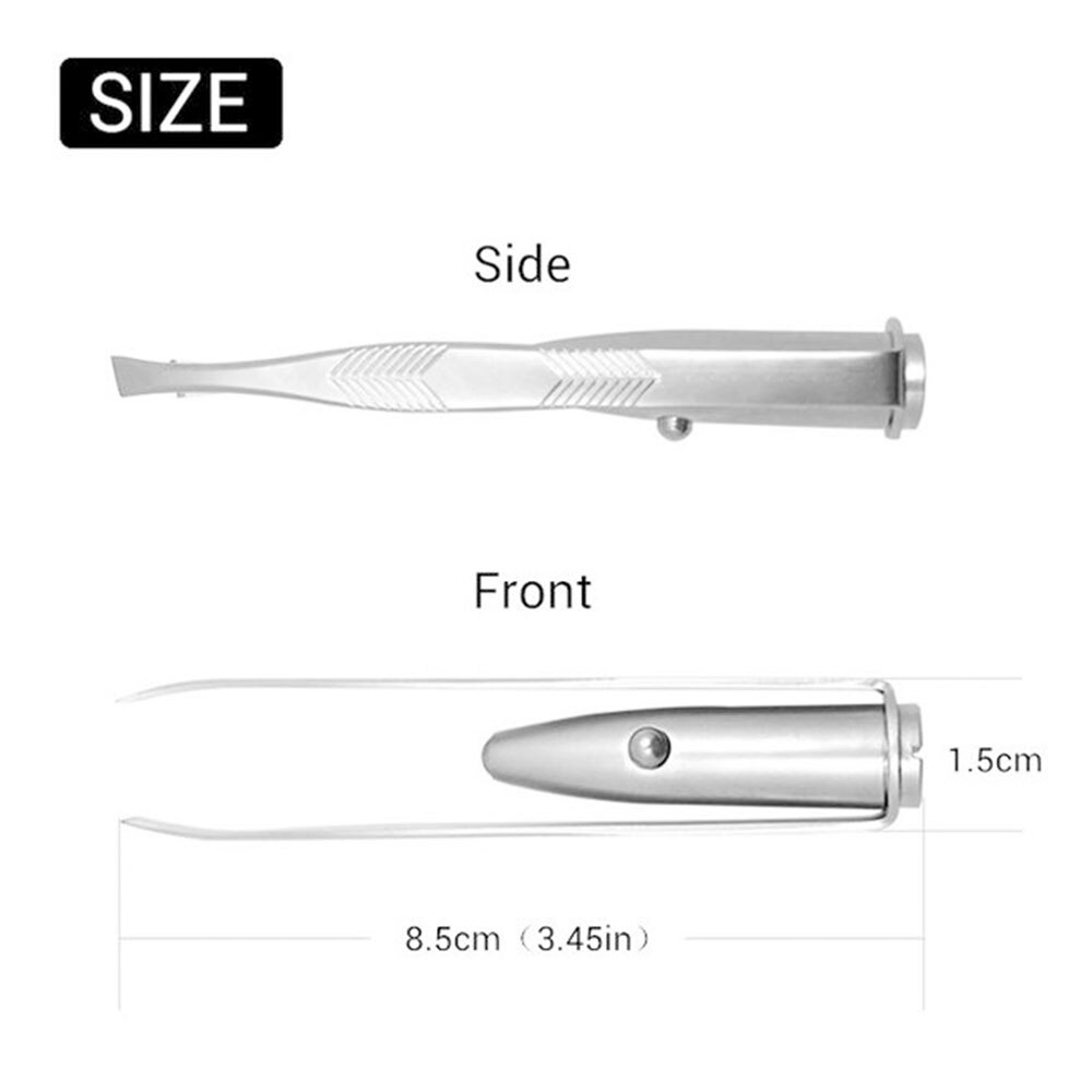 Dighealth 1pc Make Up LED Light Eyebrow Tweezers S... – Vicedeal