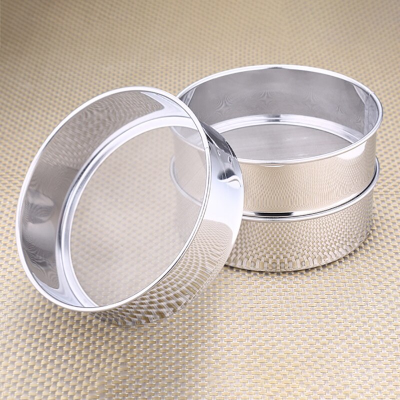 Stainless Steel Mesh Flour Sifting Sifter Sieve St... – Vicedeal