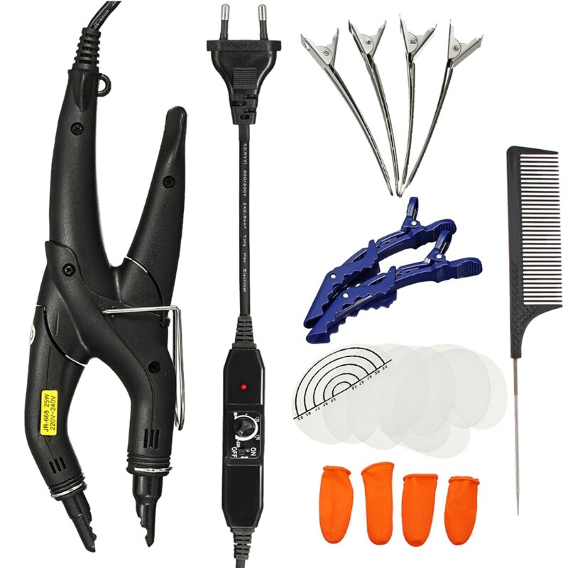 Hair Extension Tool Kit Fusion Connector Iron + Ta... – Grandado