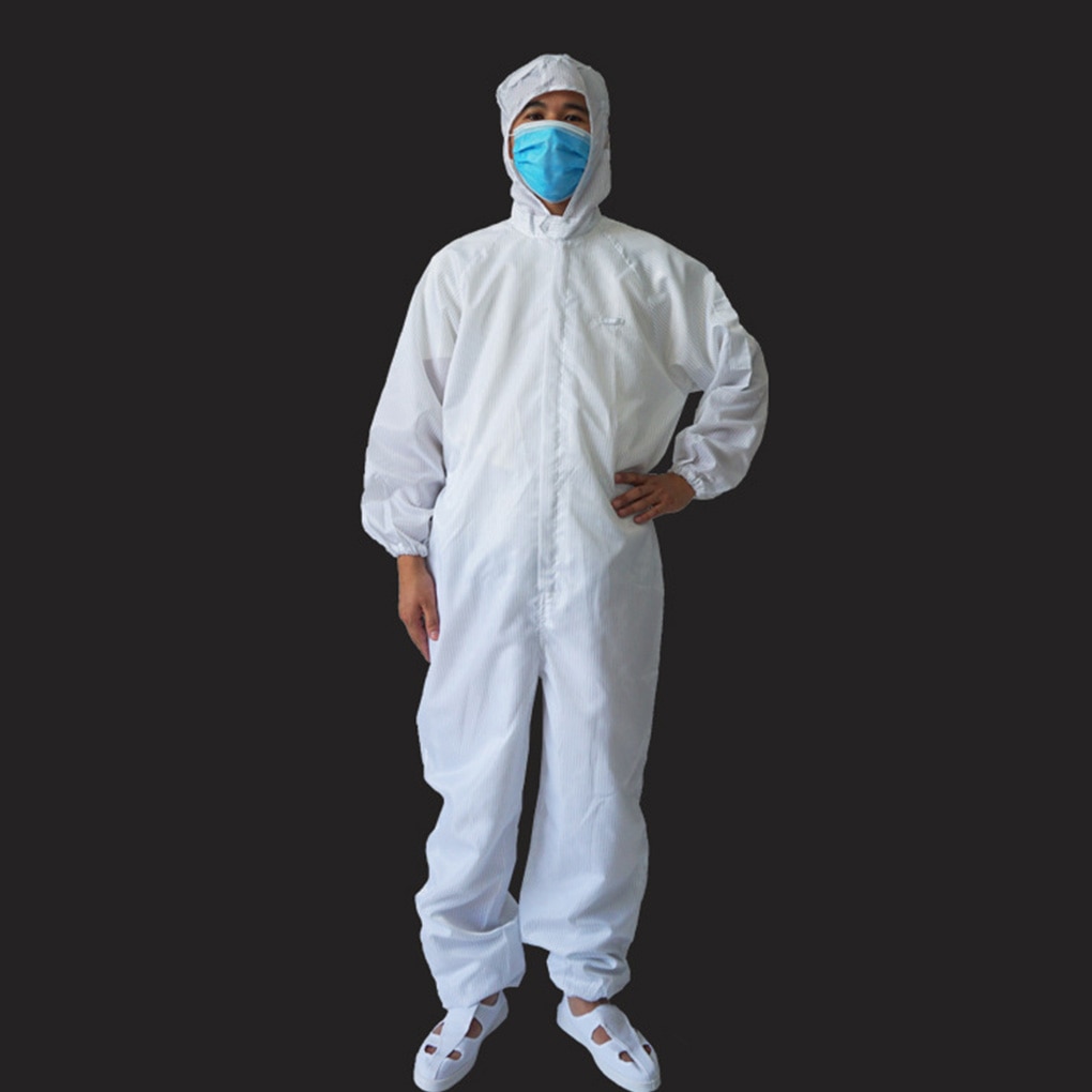 White Coverall Hazmat Suit Protection Protective D... – Vicedeal